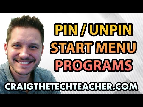 How To Pin (Or Unpin) Programs To The Windows 10 Start Menu (2022)