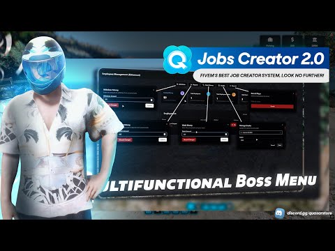 Jobs Creator v2 for FiveM | New Matrix System, Advanced Job Manager & Boss Menu