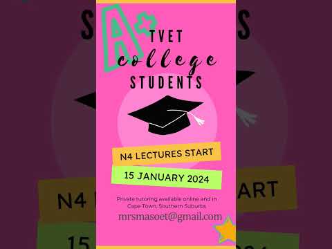 South African TVET colleges open 15 January 2024 🇿🇦#college #tvetcollege #communication