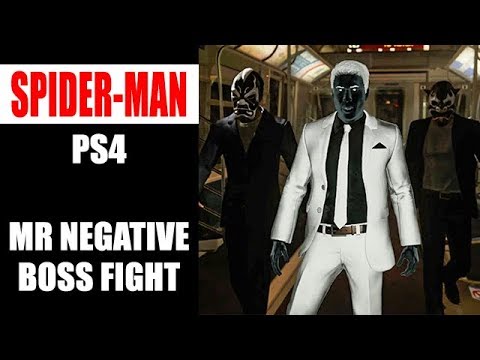 Spider Man PS4 Martin Li boss fight - How to beat Mr Negative on the train