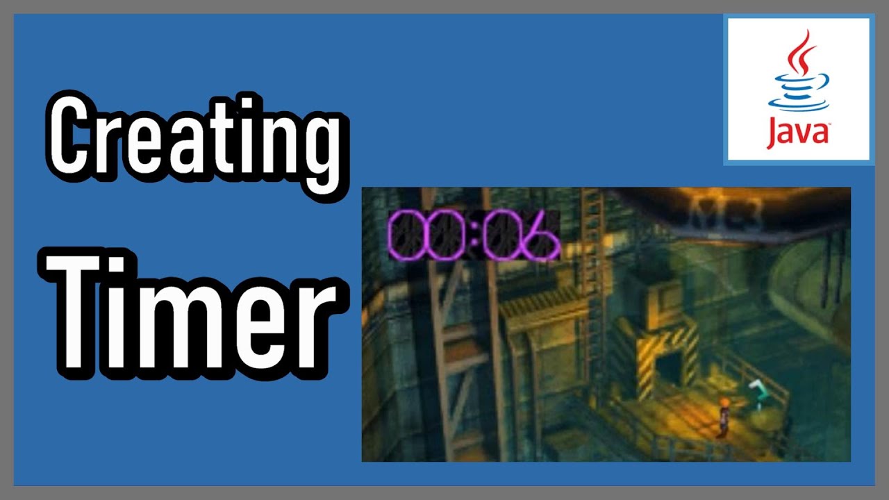 Create Timer - Countdown/Normal/Two Digit - Java Extra 32