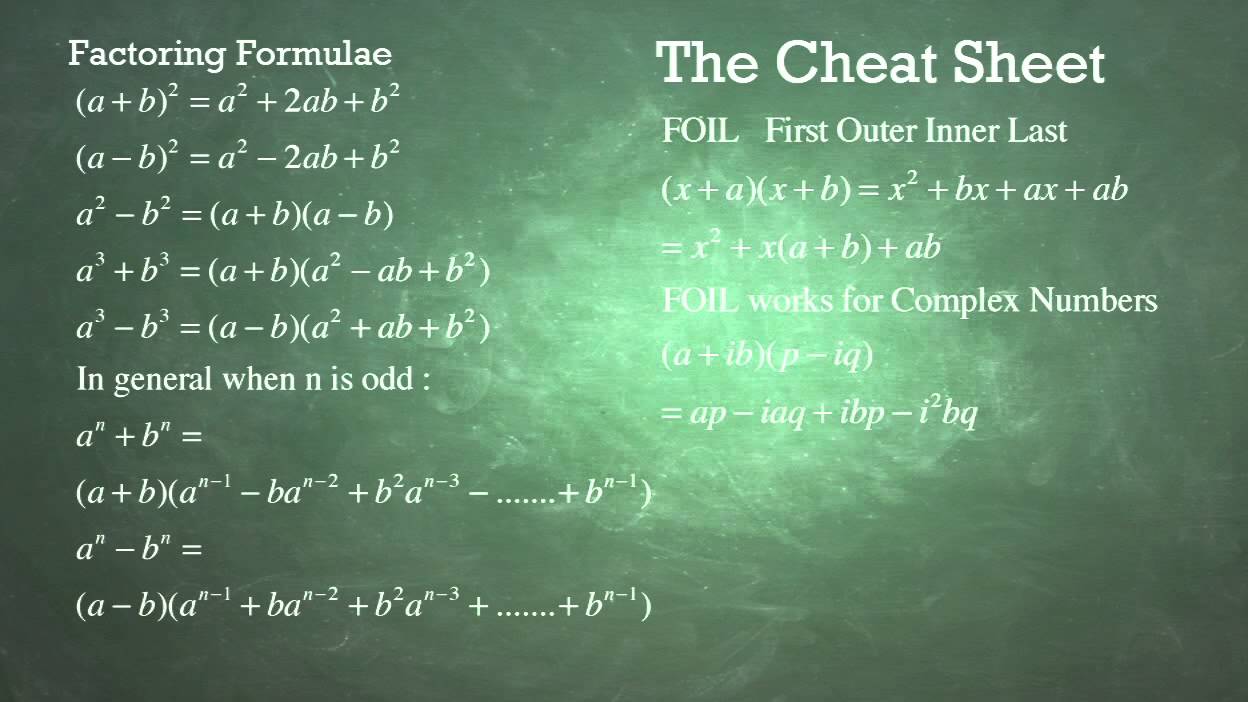 The Cheat Sheet Explained (Sample #2)
