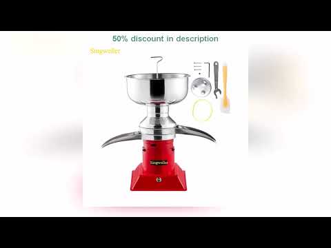 Latest Products You Must Know! 50L Electric Milk Cream Separator Commercial Stainless Steel Cent