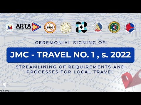 ARTA | Joint Memorandum Circular - Travel No. 1, Series of 2022