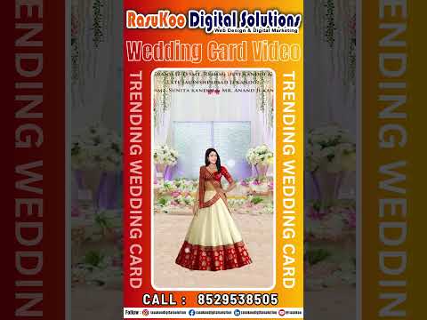 #weddinginvitation Wedding Invitation Video - wedding invitation video template free download #short