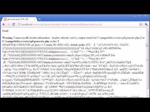 Learn Beginner PHP Tutorial 159 Protecting Email with String to Image Part 3 - Mind Luster