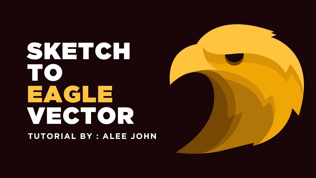 Sketch To Eagle Vector In Adobe Illustrator CC