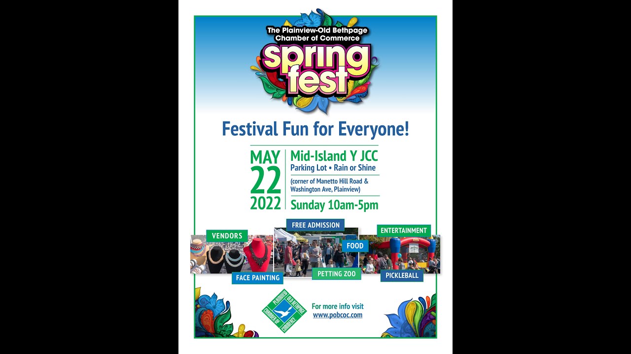 Plainview-Old Bethpage SpringFest 2022 PROMO!