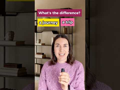JOURNEY and TRIP - what’s the difference in English? #englishgrammar #learnenglish