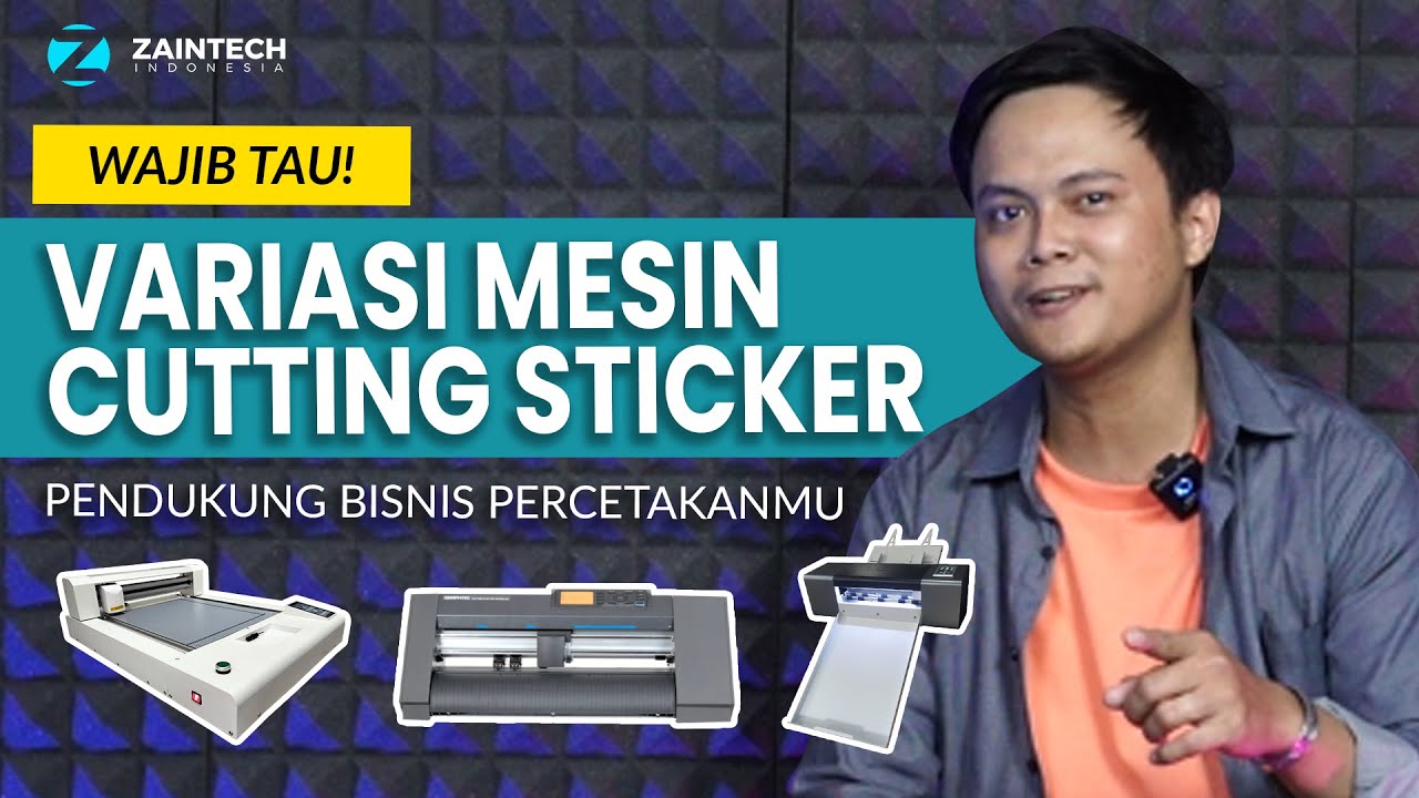 Mau Bisnis Custom Sticker? Pahami Dulu Jenis Mesin Cuttingnya!