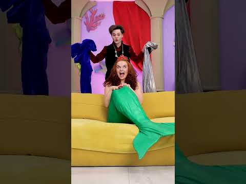 Mermaid🧜♀️ Choose Funny Look for Vampire 🧛♂️ #shorts #vampire #mermaid