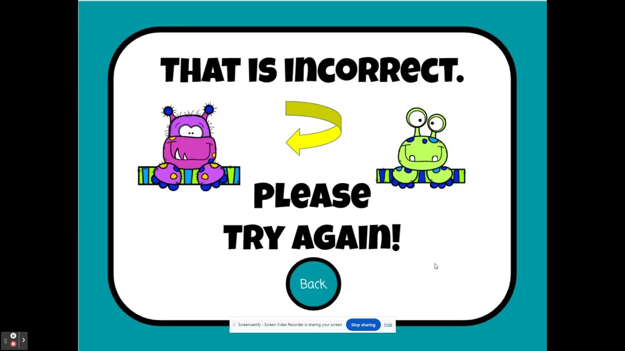 Integer Slide Game - Digital Math Activity