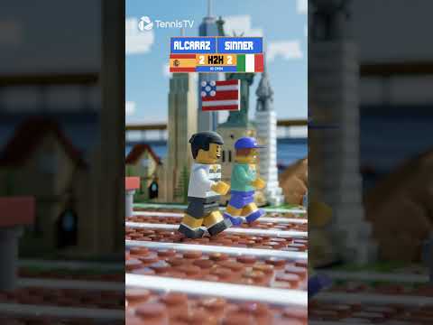 The Alcaraz vs Sinner Rivalry So Far...In LEGO