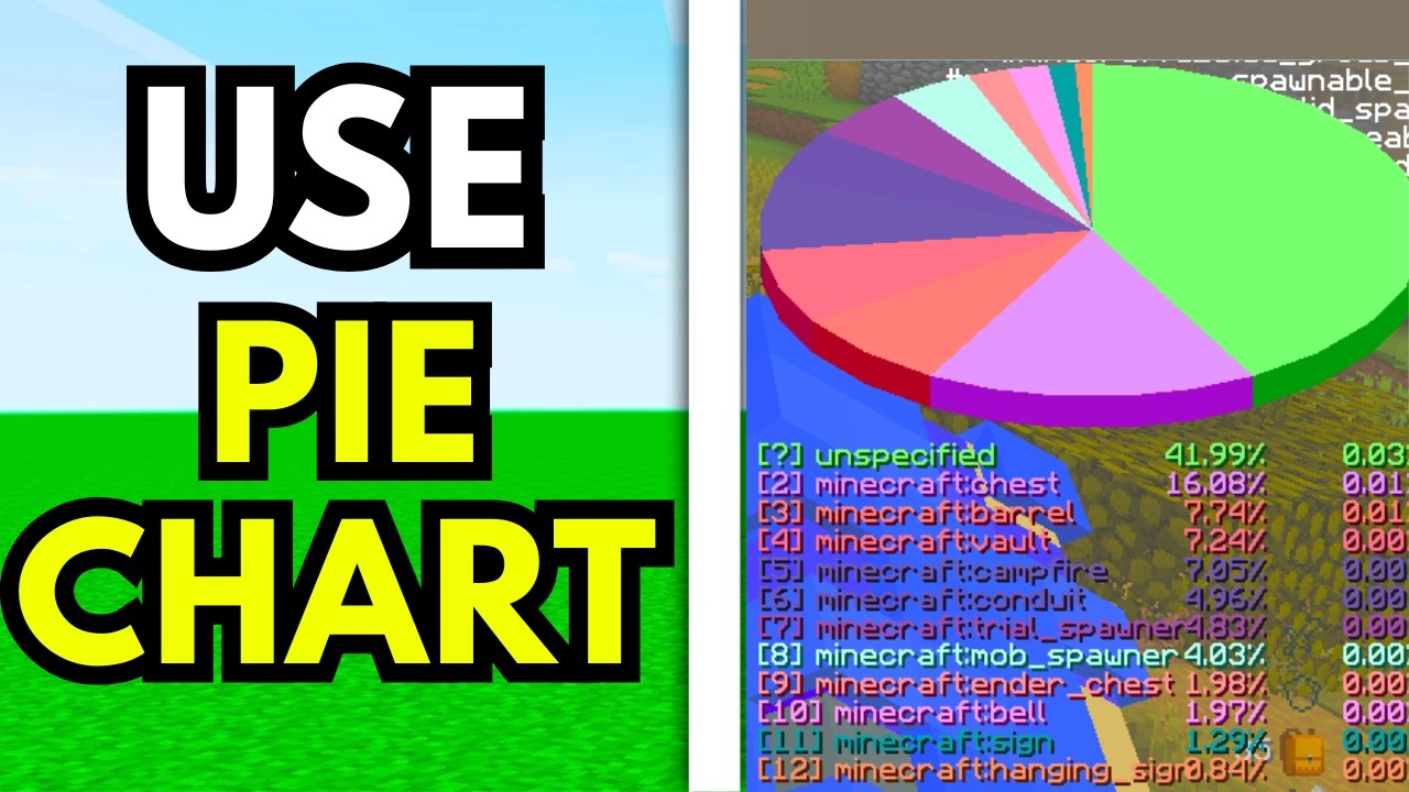 How To Use Pie Chart In Minecraft | 2026 | Step-by-Step