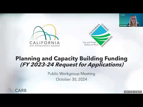 FY 2023-24 Planning and Capacity Building Funding Workgroup #1