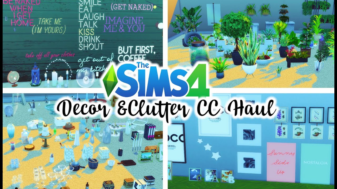 HUGE SIMS 4 CC CLUTTER & DECOR HAUL 🌱 500+ ITEMS & LINKS