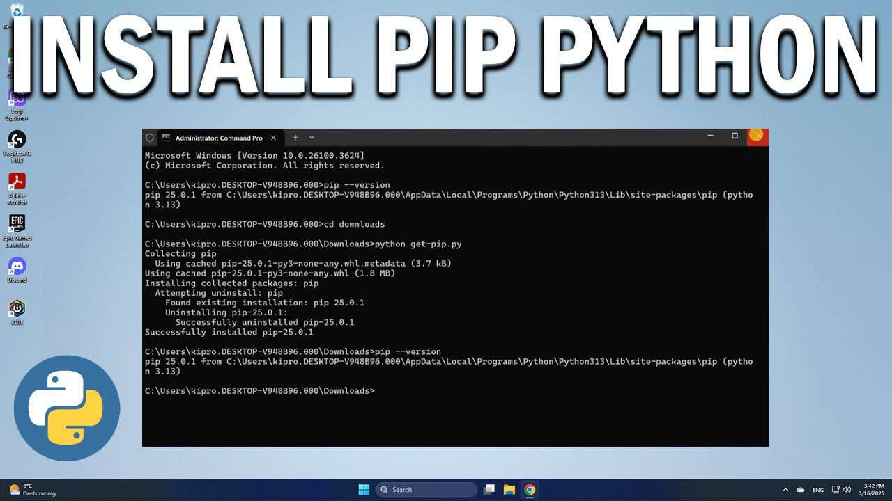How To Install PIP in Python 3.12 in Windows 10/11 - Easy Fix