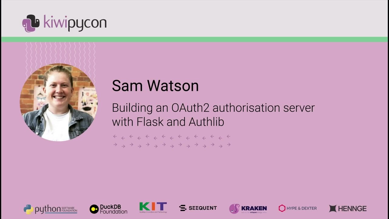 Building an OAuth2 Authorisation Server with Flask and Authlib by Sam Watson