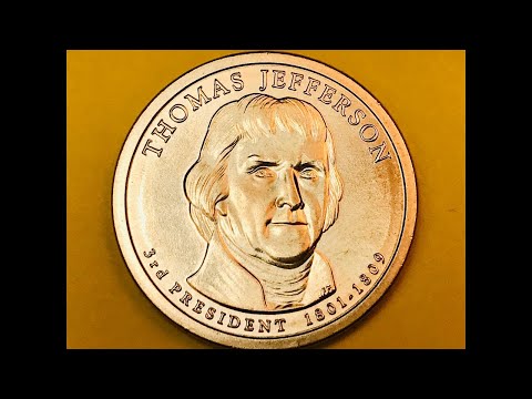2007 Thomas Jefferson Dollar Coin