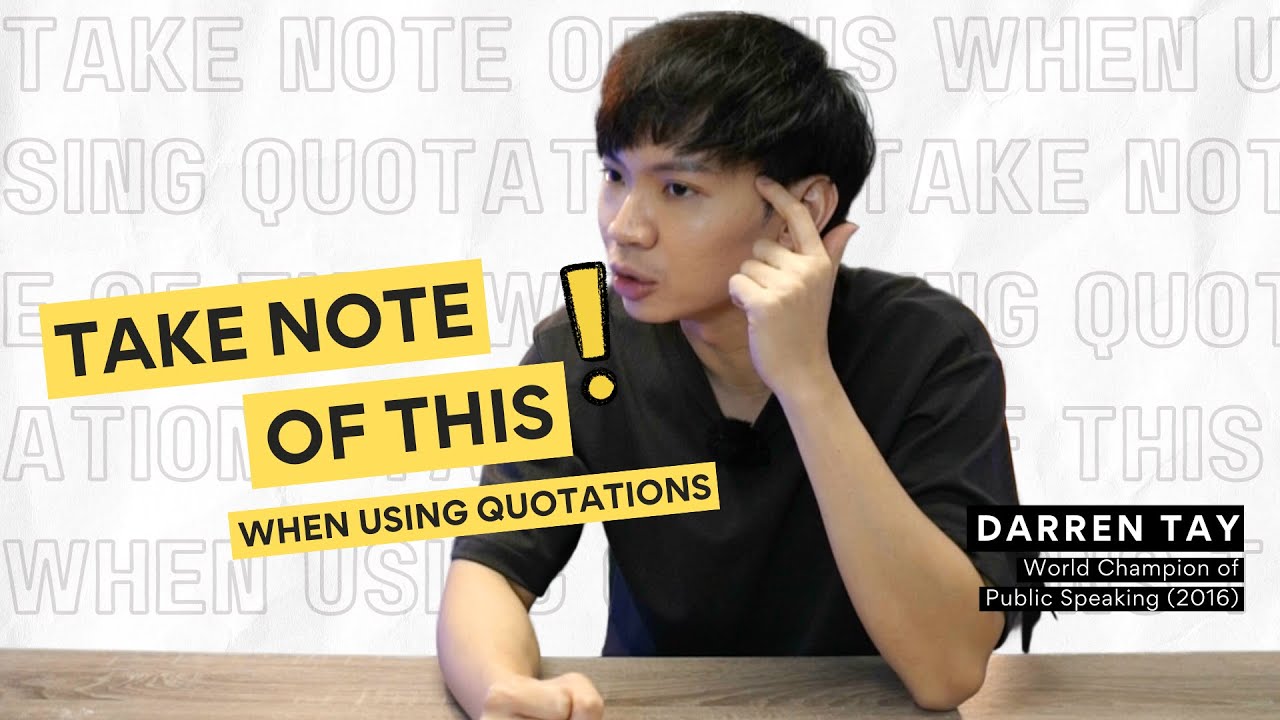 Presentation Quick Tip - How to Use Quotation for a Killer Intro