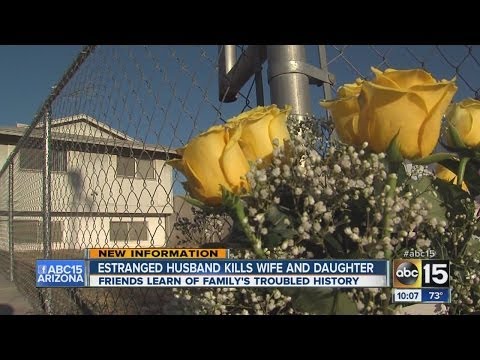 Man accused of killing wife, daughter and brother-in-law had history of violence