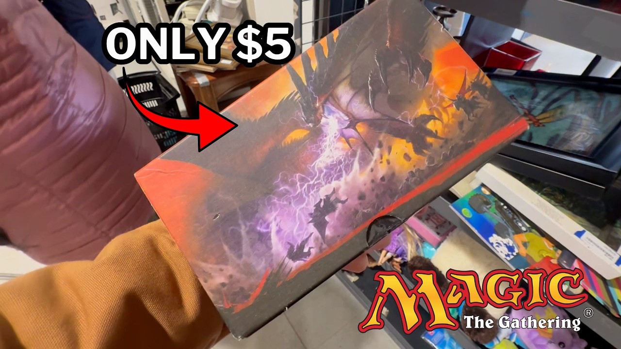 What!? I Bought A $5 Box Of Magic The Gathering Cards At The Thrift Store