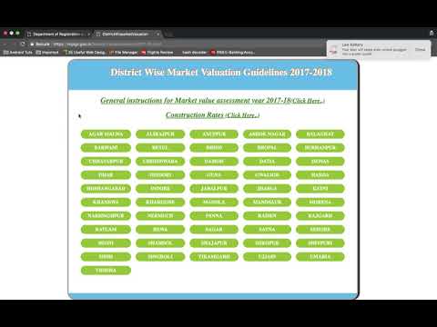 How to view property guideline of Madhya Pradesh online