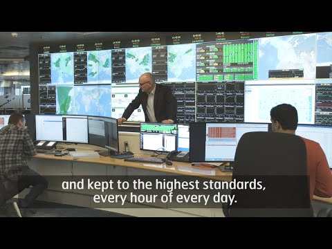 How do you prepare for a satellite to come into service?