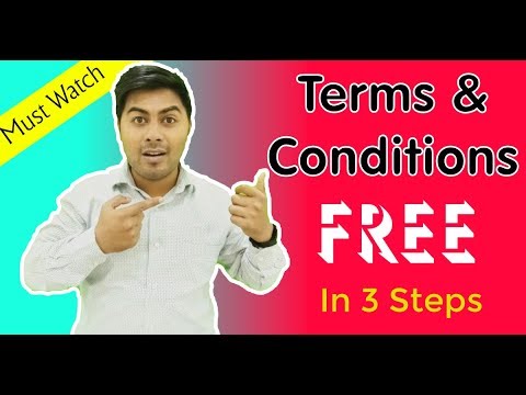Terms and Conditions Generator Free for your Website | Roy Digital | Learn Digital Marketing