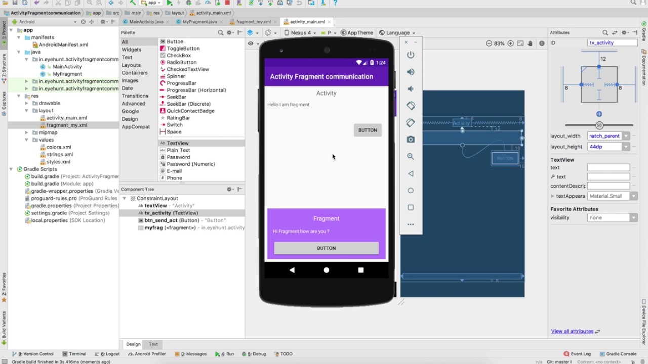Activity Fragment Communication