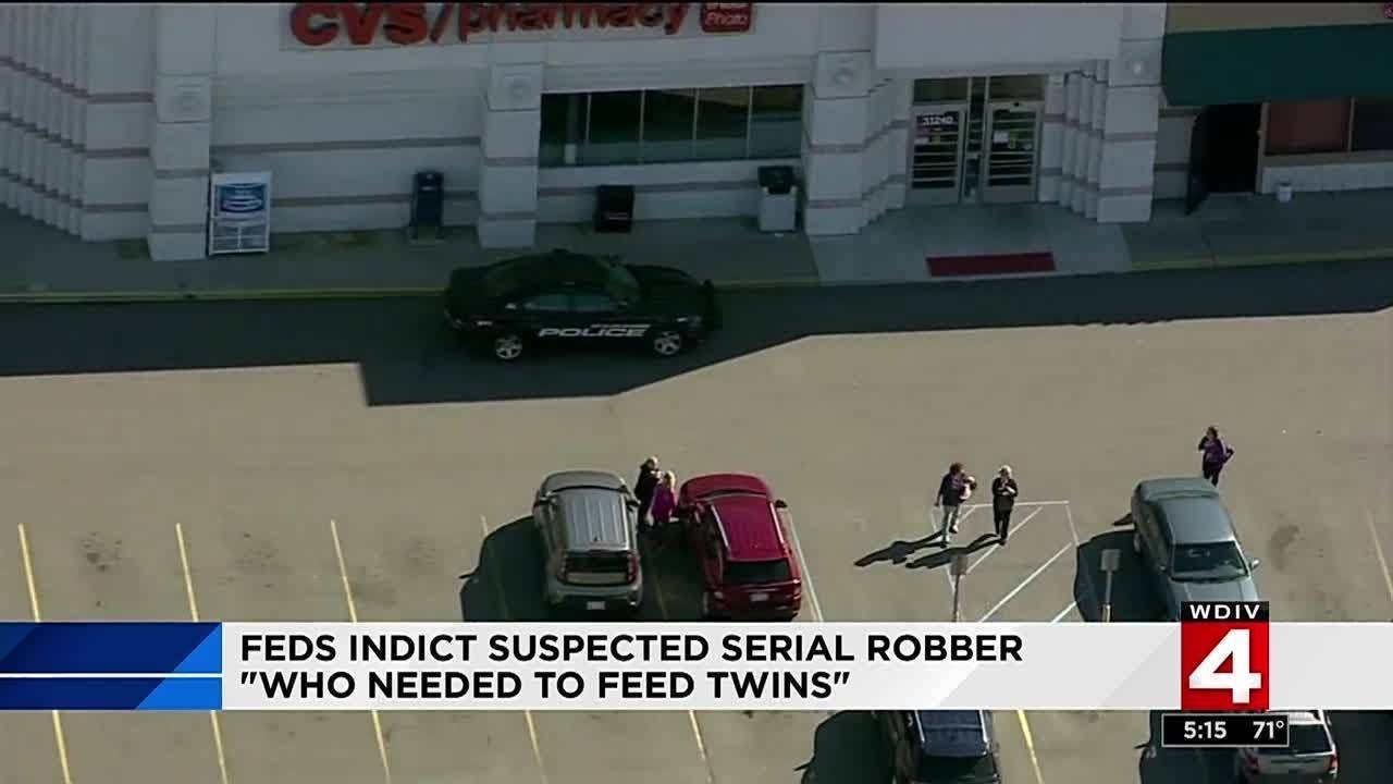 Feds indict suspected serial robber