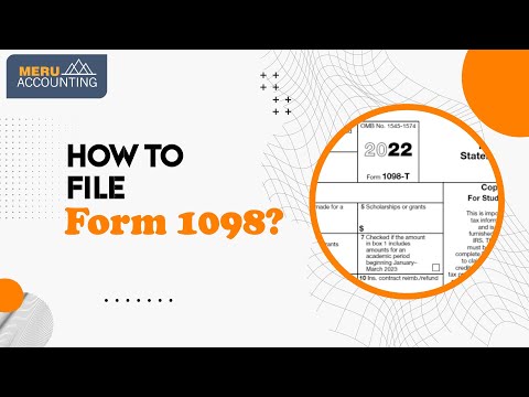 How To File Form 1098? | Form 1098 | Meru Accounting