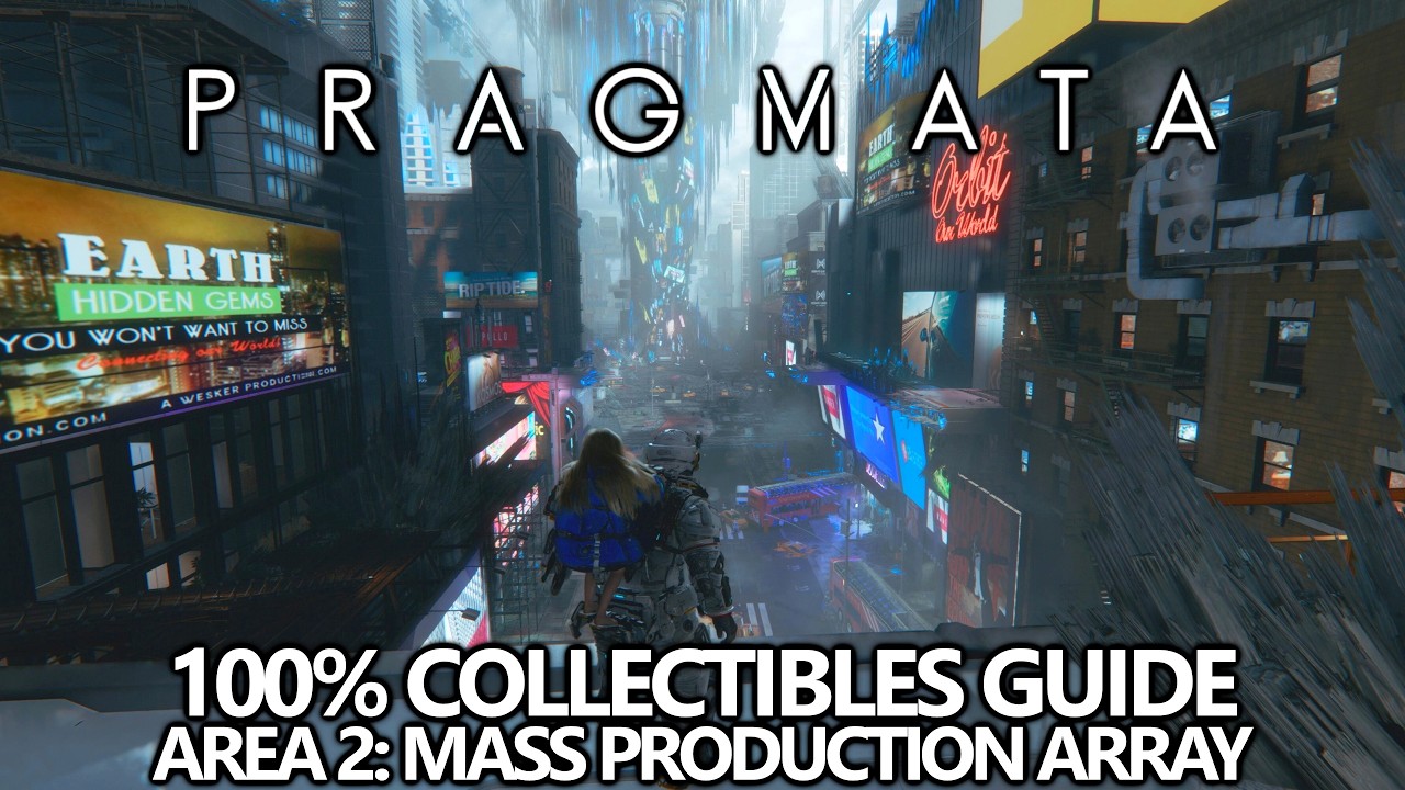 Pragmata - 100% Collectibles Guide - Mass Production Array (Area 2) - Locations Guide