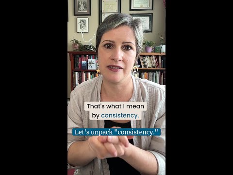 Consistency in writing isn't what you think