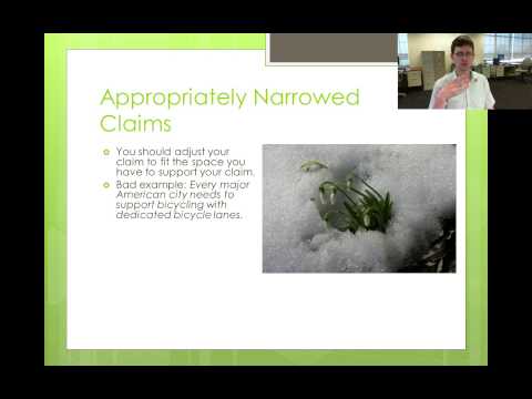 Claims, Grounds, Warrants
