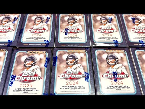 NEW RELEASE! 2024 TOPPS CHROME FOOTBALL CARDS!