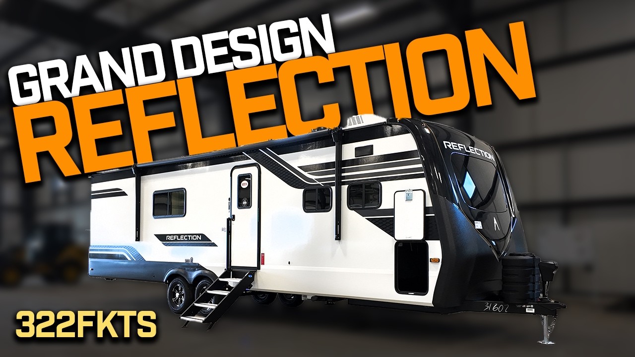 The BIGGEST Bathroom in a Travel Trailer! Grand Design Reflection 322FKTS