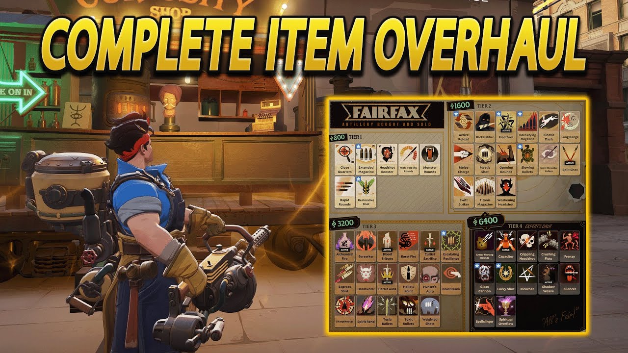 DEADLOCK'S BIGGEST UPDATE EVER! COMPLETE SHOP OVERHAUL WITH NEW ITEMS! | Deadlock Patch Notes Review