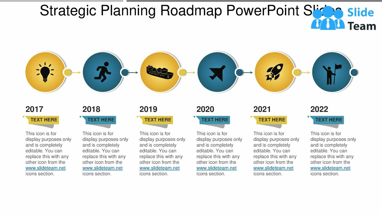 Strategic Planning Roadmap Powerpoint Slides