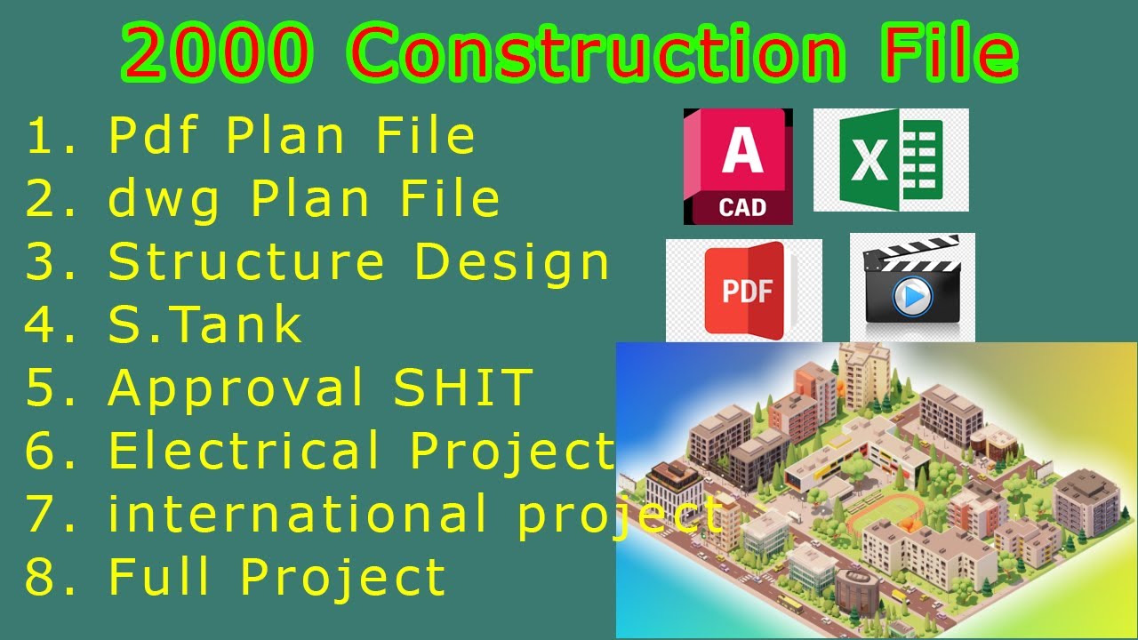2000 files of Architectural Templates, Structural Design, Estimate with Excel PDF analysis & Books