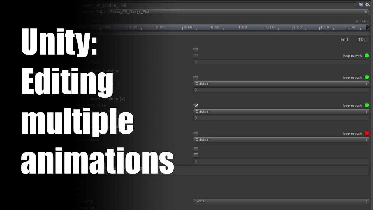 Unity: Using META Files to Edit Multiple Animations in a Batch