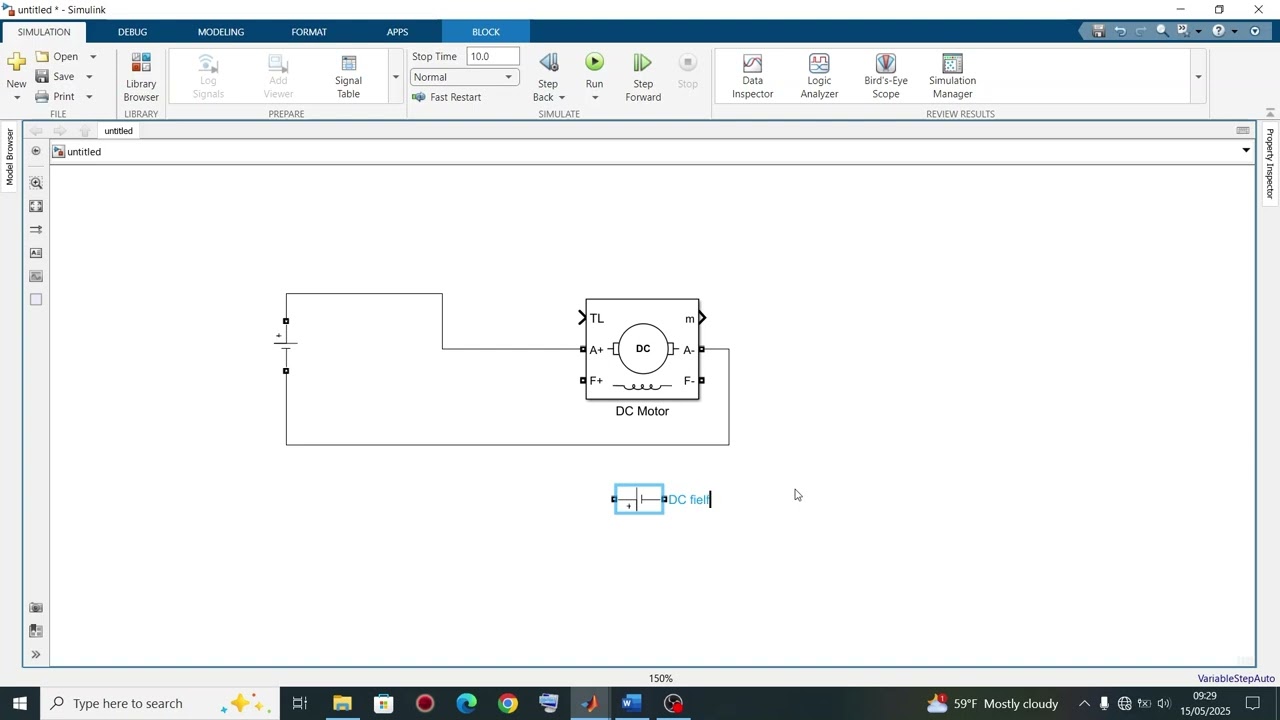 Simulate a DC Motor in MATLAB Simulink | Step-by-Step Beginner Tutorial