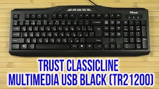 Trust ClassicLine Keyboard купити в інтернет-магазині: ціни на ...