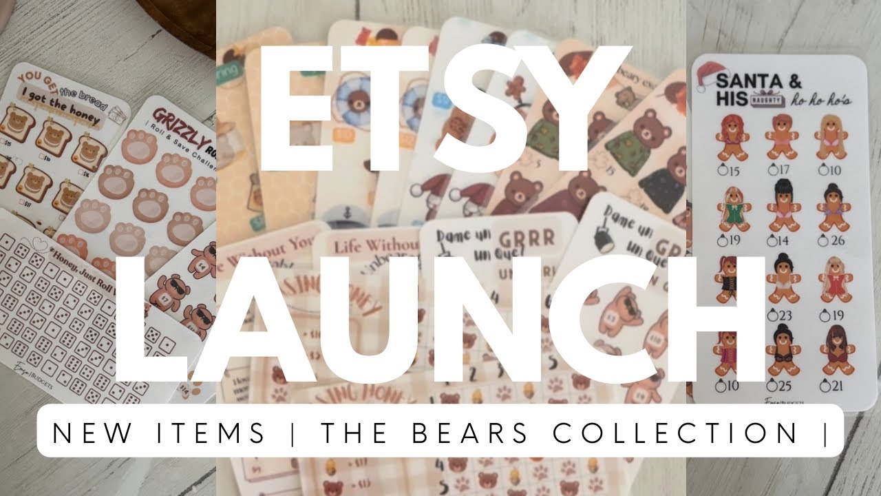 Etsy Launch | New Items | The Bears Collection 