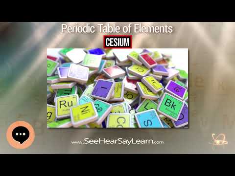 Cesium 🔬⚛️🔬 Periodic Table of Elements Series 🔬⚛️🔬