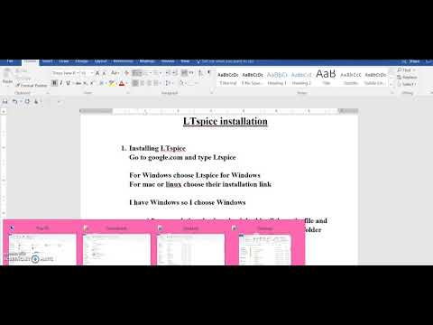 LTspice installation