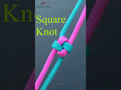 How to Tie the Square Knot | Box Knot | Paracord Bracelet | MACRAME #diy #craft #Bracelet