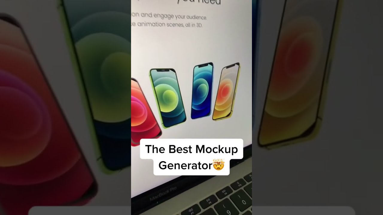 BEST MOCK UP GENERATOR #short #mockup #tiktok #design