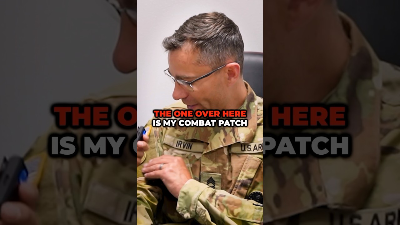 What are the patches on a soldier’s uniform? 🤔