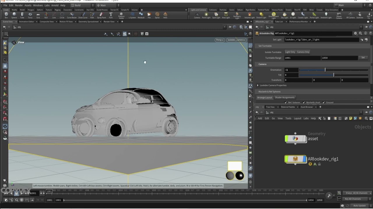 Houdini Python - 04 Arnold Look-dev HDA